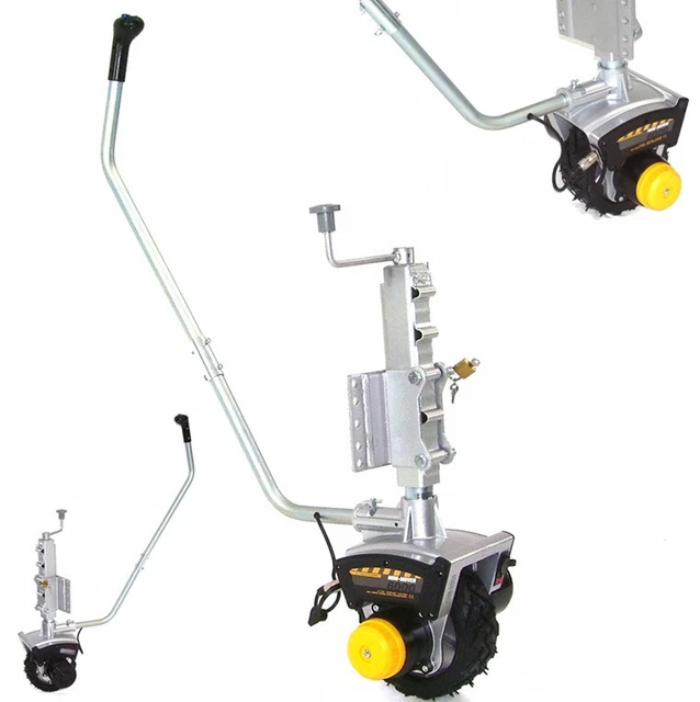 MOTORISED JOCKEY WHEEL Solid 12v Electric Caravan Trailer Mover 2722kg 56720 £294.48 - PicClick UK