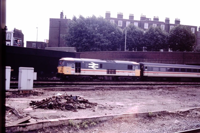 1980S BRITISH RAIL BR Diesel Electric Loco Class 73 Railway Slide Ref ...