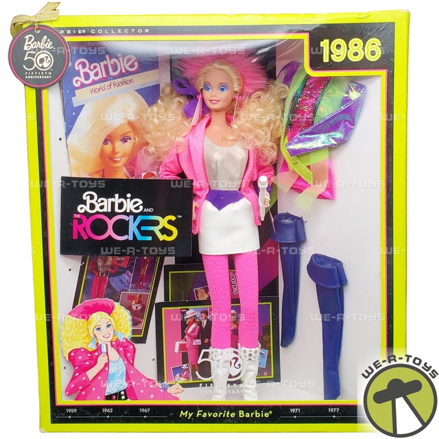 BARBIE AND THE Rockers 1986 Reproduction My Favorite Doll 2008 Mattel ...