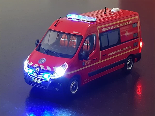 RENAULT MASTER MARINS Pompiers Pompier Marseille Bmpm Equipe Cyno ...