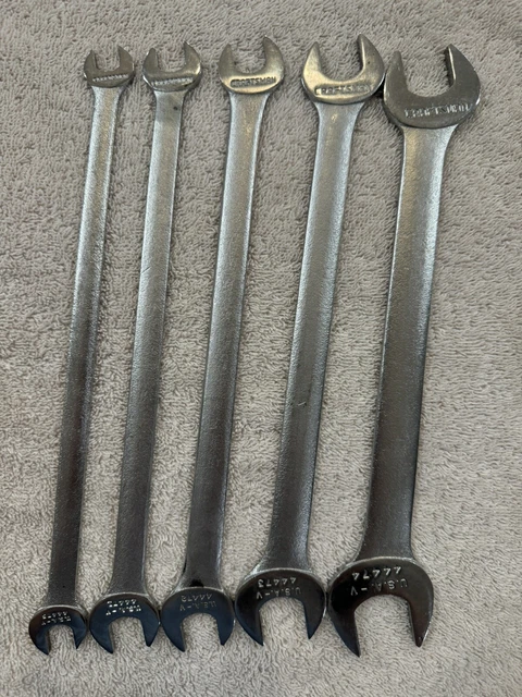 CRAFTSMAN TOOLS USA 5pc V Series SAE Tappet Low Profile Thin Wrench Set Complete 74.99 PicClick