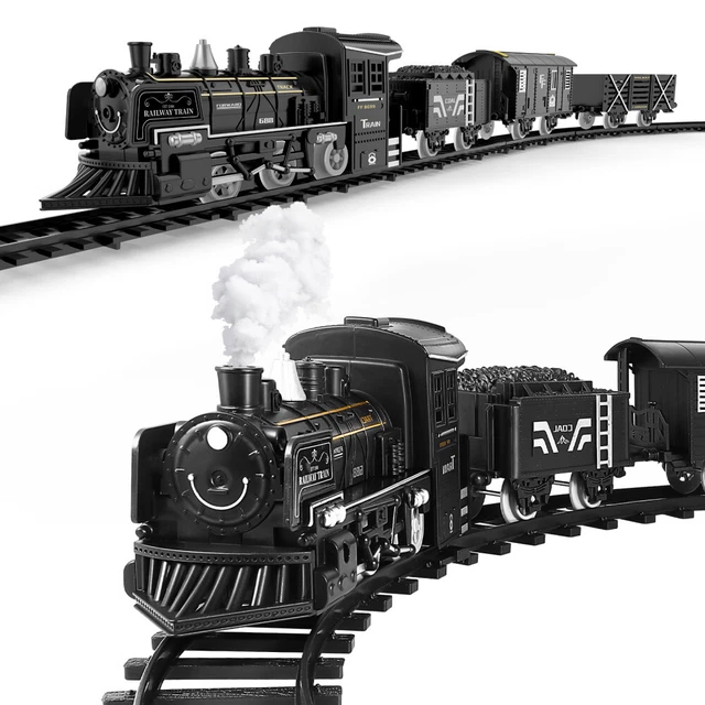 TOY TRAIN DIECAST Small Realistic Model Steam Locomotive Toddler £25.99 ...