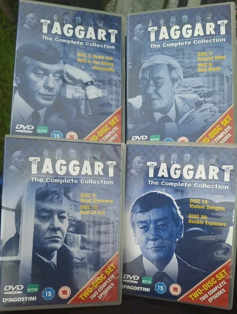 TAGGART TV SERIES DVD’s Bundle Discs 5 6 7 8 9 10 19 And 20 Collection ...