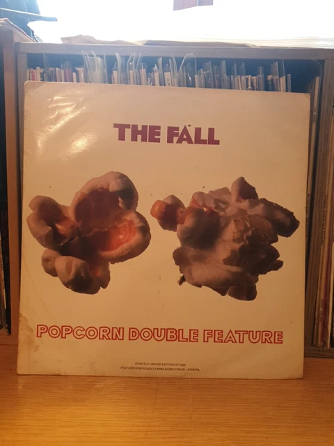 THE FALL POPCORN Double Feature 1990 3 Track 12" Vinyl Cog Sinister ...