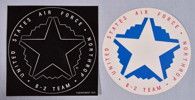 PROGRAM STICKERS FOR Northrop B-2 Spirit Stealth Bomber - Set Of 2 £3. ...