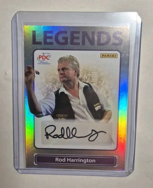 PANINI PDC DARTS World Championship 2025 Legends Rod Harrington Auto ...