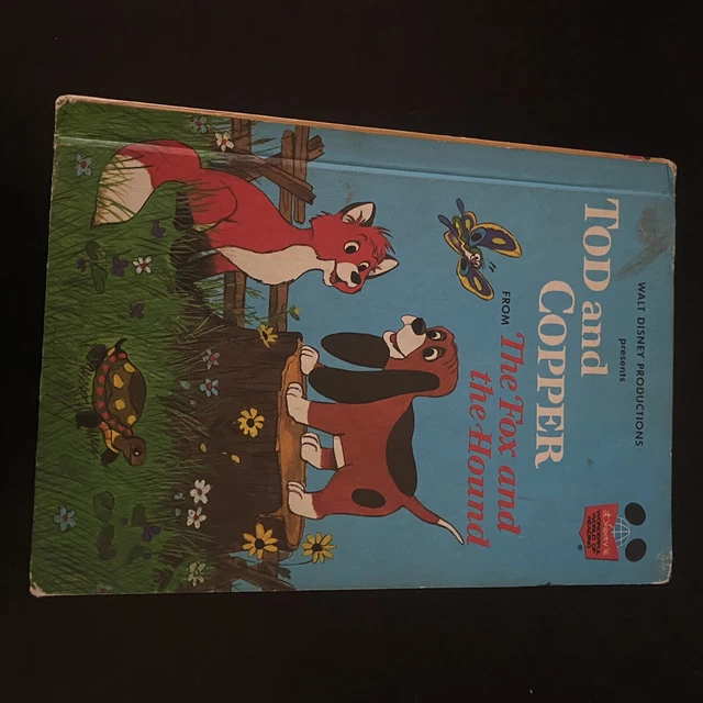 WALT DISNEY WORLD Of Reading Tod And Copper Book Fox & The Hound EUR 5 ...