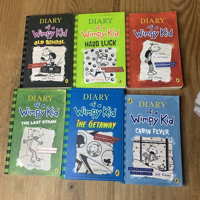 DIARY OF A Wimpy Kid Book Bundle X6 Vgc 5 Paperbacks 1 Hardback EUR 13 ...