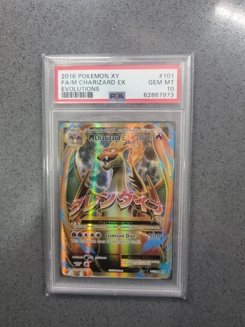 POKEMON - M Charizard EX 101/108 Full Art XY Evolutions - PSA 10 EUR 160,00 - PicClick IT
