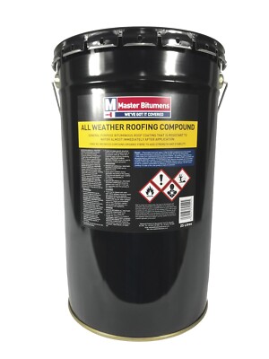 BLACK BITUMEN PAINT Weatherproofing Concrete Steel Iron Waterproof ...