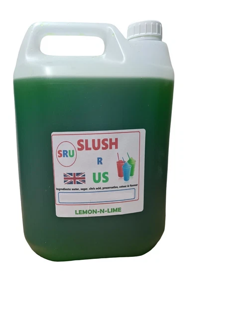 5 LITRE SLUSH Puppie Syrup Slush R Us 1L+5L Lemon n Lime 1L:5L £19.99 ...