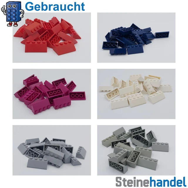 LEGO® ROOF ROOF roof stone slope 2x4 45° 20 pieces (3037) £2.59 ...