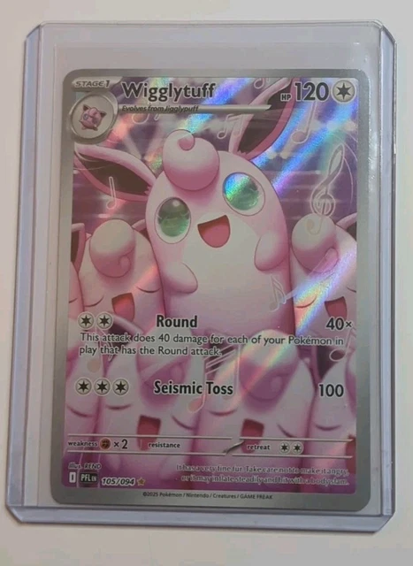 POKÉMON PHANTASMAL FLAMES - Wigglytuff Holo Ultra Rare # 105/094 MINT £ ...