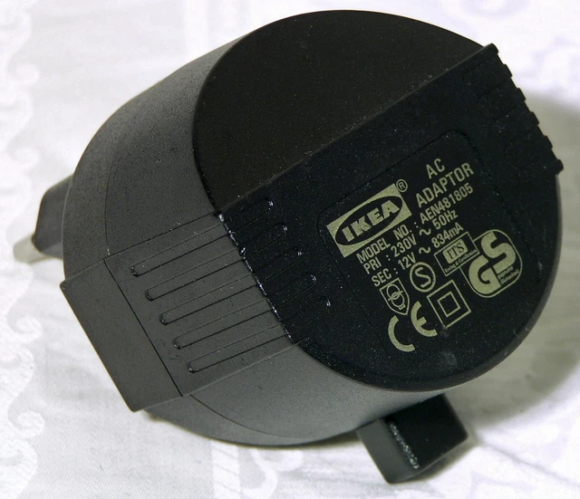 IKEA AEN481805 12V AC 834mA Steckernetzteil Trafo CHD AC/AC Adapter ...