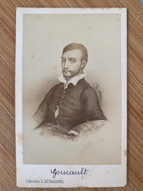 PHOTO CARTE CDV 1865 Portrait Desmaisons Théodore Géricault EUR 16,00 ...