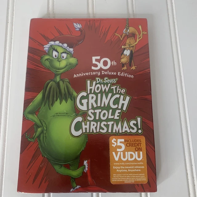 DR SEUSS HOW the grinch stole christmas dvd 50th Anniversary New Sealed ...