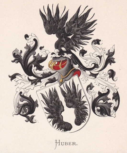 HUBER WAPEN ARMOIRIES Coat De Arms Blason Nederland Heraldry Héraldique ...