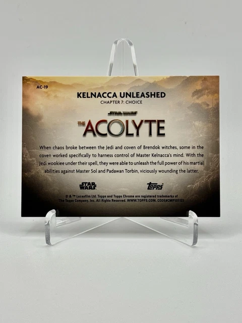 KELNACCA UNLEASHED /99 The Acolyte 2025 Star Wars Topps Chrome £8.95 ...