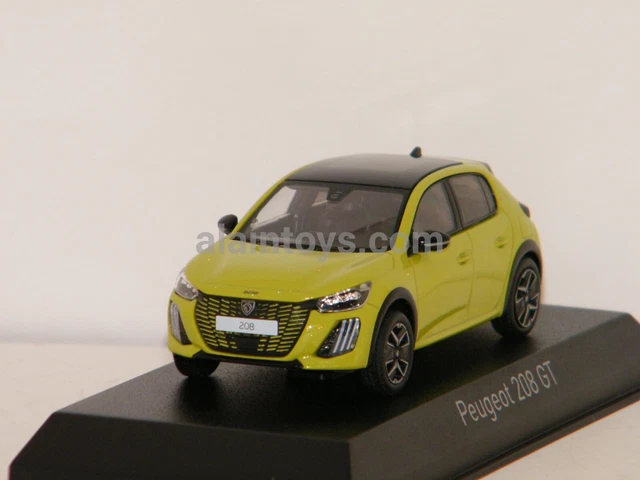 PEUGEOT 208 GT 2024 Agueda Yellow NOREV 1/43 Réf 472840 EUR 35,20 ...