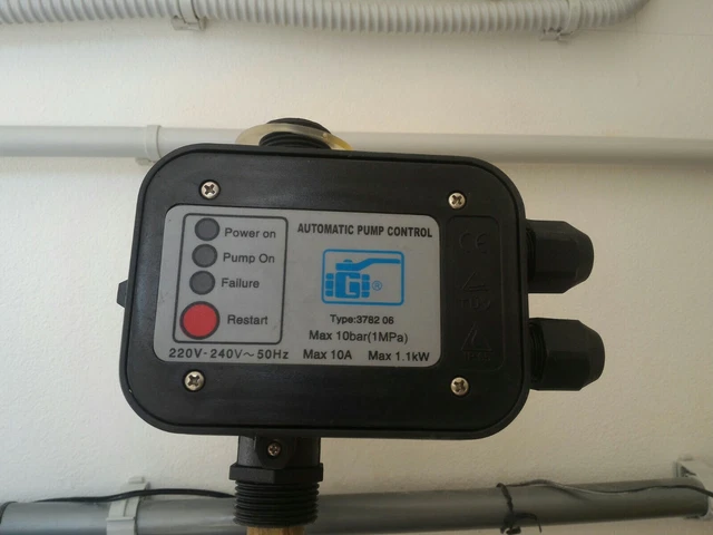 PRESSCONTROLL ELETTRONICO PRESSIONE Pompa Autoclave E Pozzo Bar 1,5 ...