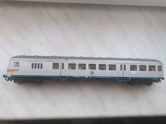 ROCO SILBERLING STEUERWAGEN H0 Ep. IV DB 2. Klasse mit Beleuchtung + Figuren EUR 50,00 - PicClick DE