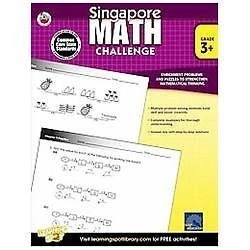 SINGAPORE MATH CHALLENGE 3rd Grade Workbooks, Singapore Math Grade 3 ...