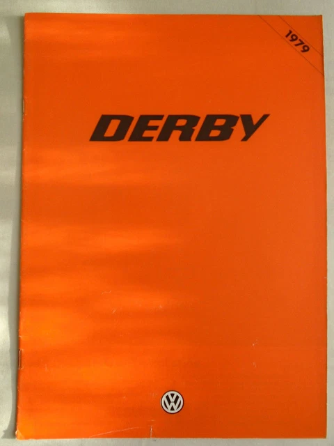 VW DERBY RANGE brochure 1979 model year pub Jan 1979 £5.00 - PicClick UK