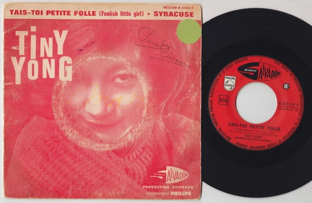 TINY YONG * 60's French Vietnamese Girl SOUL POPCORN Euro YeYe MOD 45 ...