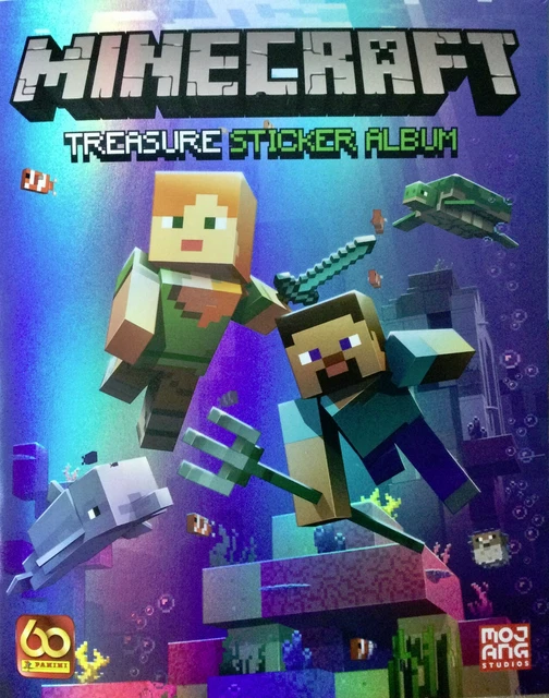 Minecraft Treasure Sticker Album Panini ZU VERKAUFEN! - PicClick DE