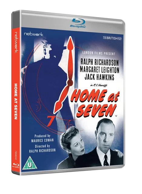 HOME AT SEVEN (Blu-ray) Ralph Richardson Margaret Leighton Jack Hawkins ...