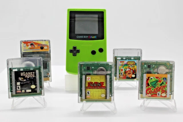 NINTENDO GAMEBOY COLOR CGB-001 Kiwi Lime Green Console Authentic 1998 ...