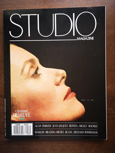 STUDIO MAGAZINE 1987 Deneuve, George Delerue, Marlon Brando, Alan ...
