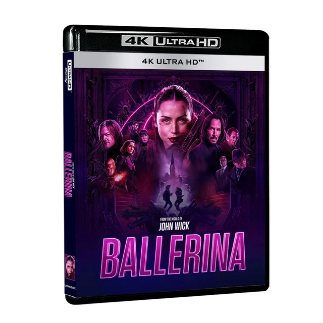 4K UHD JOHN Wick: Ballerina 2025 Blu-ray Disc PS5 Compatible with Xbox ...
