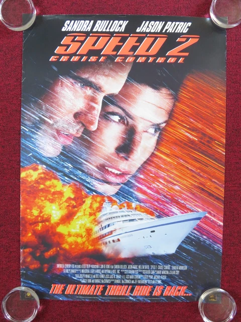 SPEED 2: CRUISE Control Vhs Video Poster Rolled Sandra Bullock Jason ...