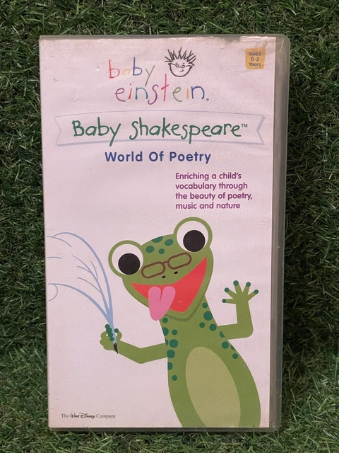 BABY EINSTEIN - Baby Shakespeare - World Of Poetry - PAL VHS Video Tape ...