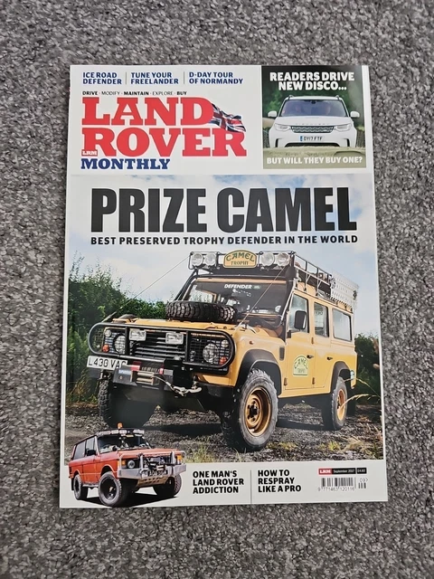 LAND ROVER MONTHLY Magazine Sept 2017 Issue 233 LRM Defender Camper ...