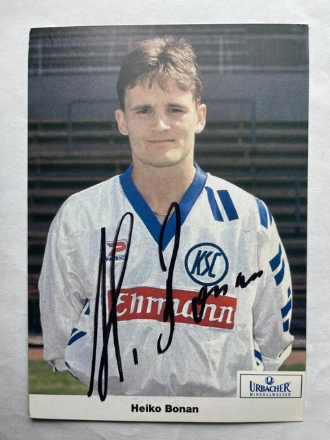 AUTOGRAMM HEIKO BONAN-KARLSRUHER SC 90er J.-NS DDR-Ex-BFC-handsigniert ...