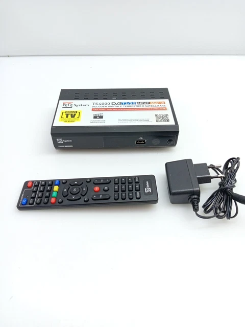 TELESYSTEM DECODER TS4000 COMBO H264/H265 EUR 25,51 - PicClick DE