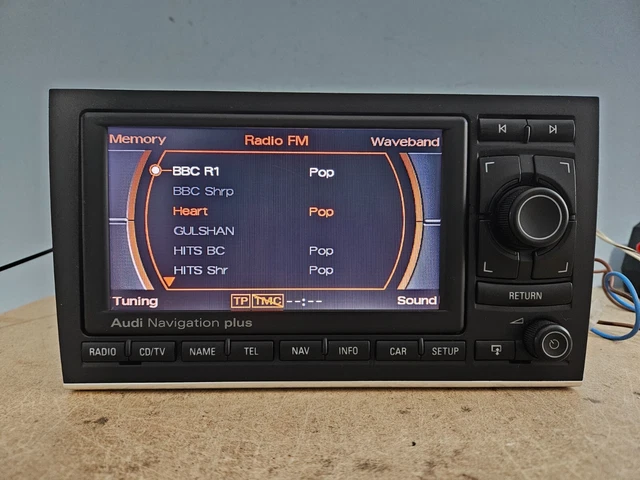 AUDI A4 S4 Navigation Plus Rns-E Sat Nav Car Radio Stereo Cd Player ...
