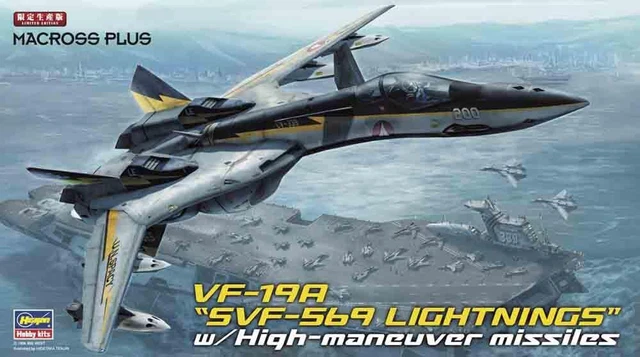 1/72 VF-19A SVF-569 Lightnings with High Maneuver Missiles Aircraft Model $66.98 - PicClick AU