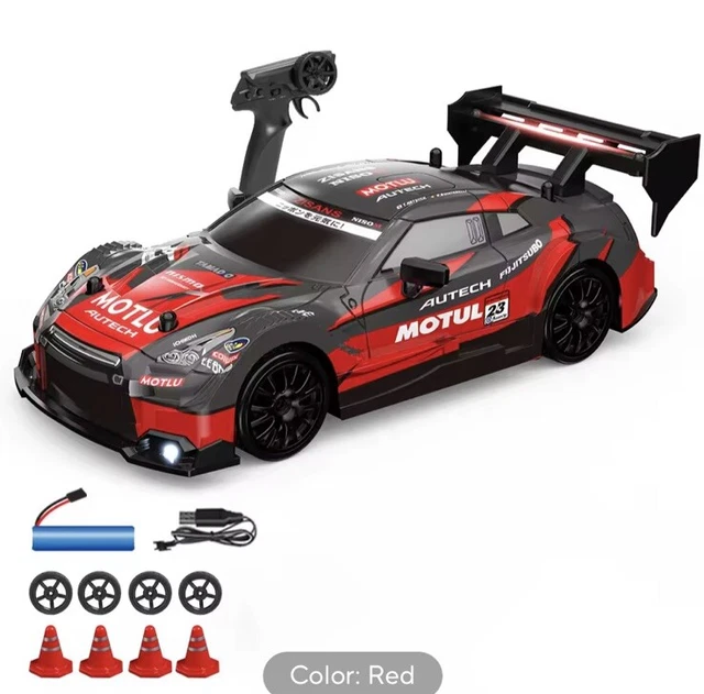 1:24 HIGH SPEED RC Drift Vehicle Car NISSAN 4WD Remote Control Racing ...
