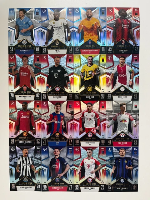 Match Attax Soccer Cards 24/25 Topps 2024 UEFA Euro Soccer Trading ...