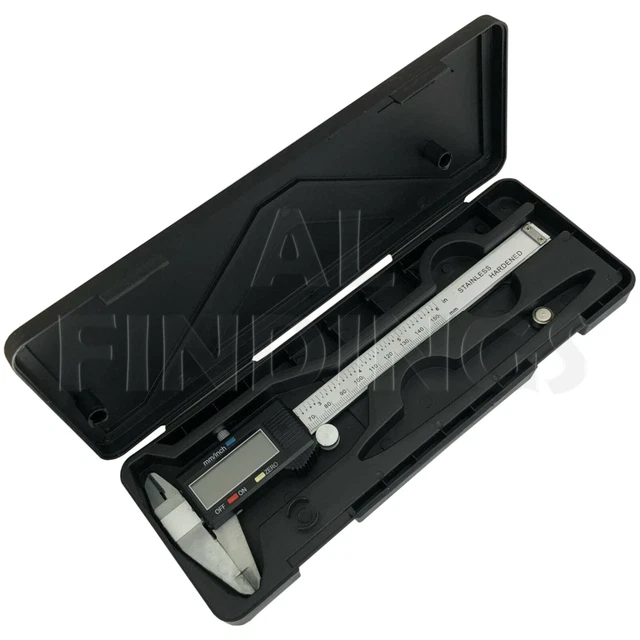 6 INCH DIGITAL Vernier Caliper 150Mm Stainless Steel Micrometer ...