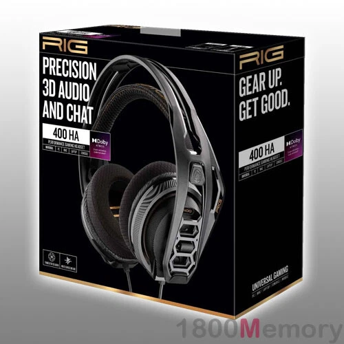 NACON RIG 400 HA Gen 2 Stereo Gaming Headset 3.5mm for PC Xbox X S PS4 ...