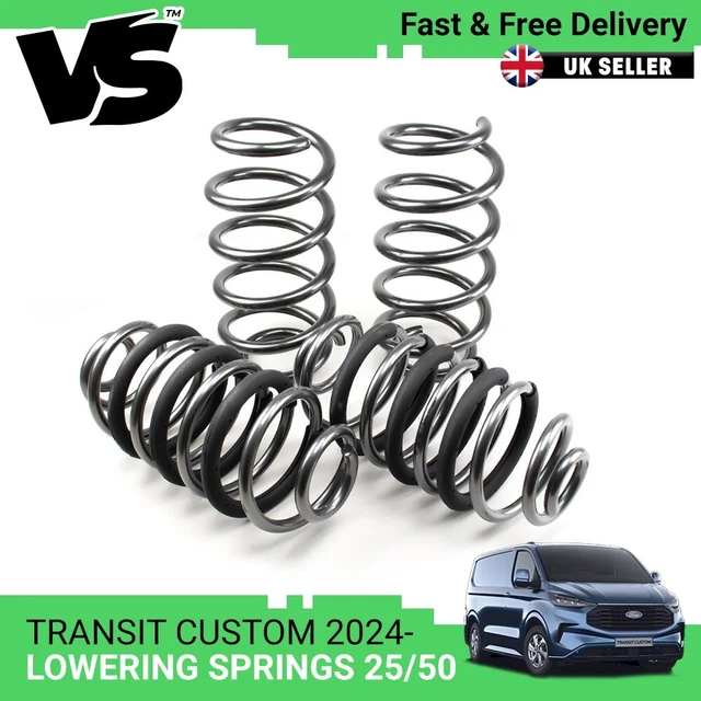 FOR FORD TRANSIT Custom Van Mk2 2024- Cobra Sports Lowering Springs Kit ...