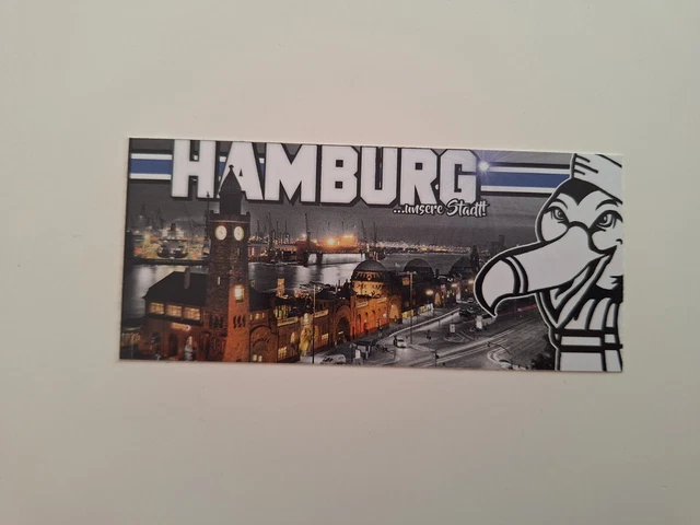 ULTRAS AUFKLEBER HAMBURG Sammlungsauflösung Fußball Sticker HSV ...