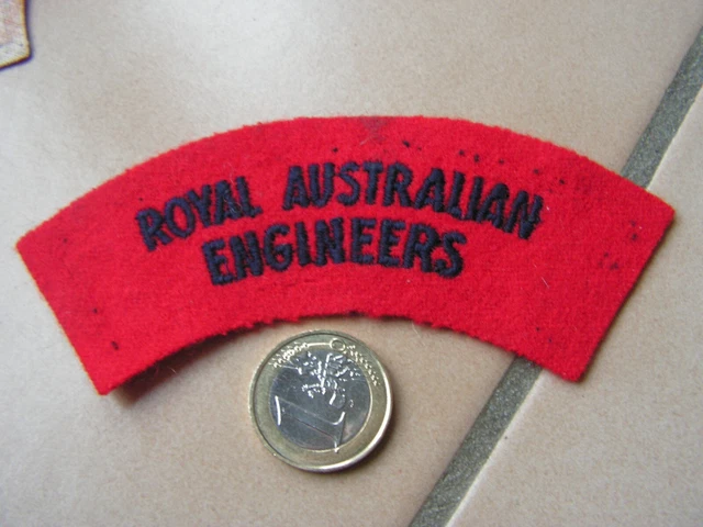 PATCH MILITAIRE ROYAL AUSTRALIAN ENGINEERS ww2 ?? (Classeur ) EUR 8,00 - PicClick FR