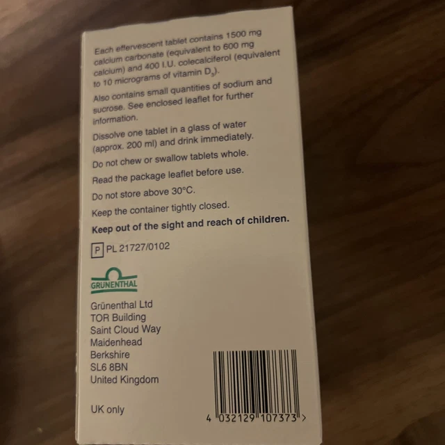 ADCAL D3 DISSOLVE 1500mg/400 iu Effervescent Tablets x 56 Tablets £16. ...