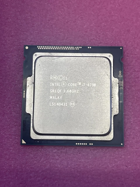 INTEL CORE I7-4790 3.60GHz Socket LGA1150 Processor CPU (SR1QF) $90.00 ...