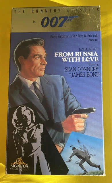 FROM RUSSIA WITH Love (VHS Tape/1963) 007 James Bond - Sean Connery ...